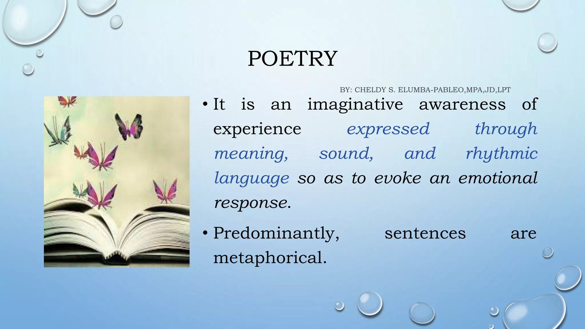 Branches of literature | PPTX