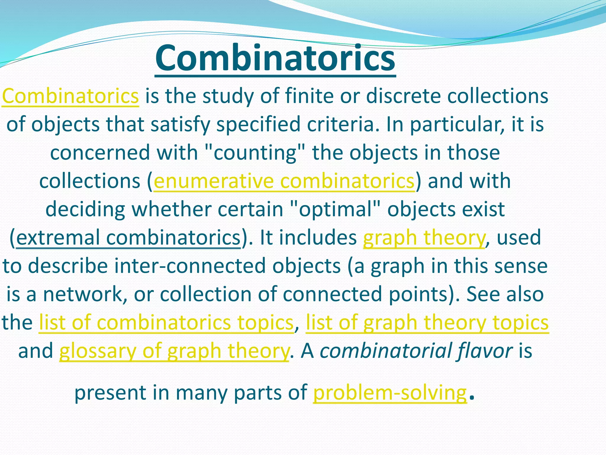 Branches of mathematics | PPTX