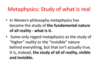 Branches of philosophy | PPTX