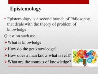 Branches of philosophy | PPTX