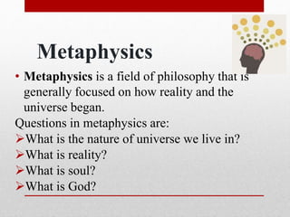 Branches of philosophy | PPTX | Christianity | Religion & Spirituality