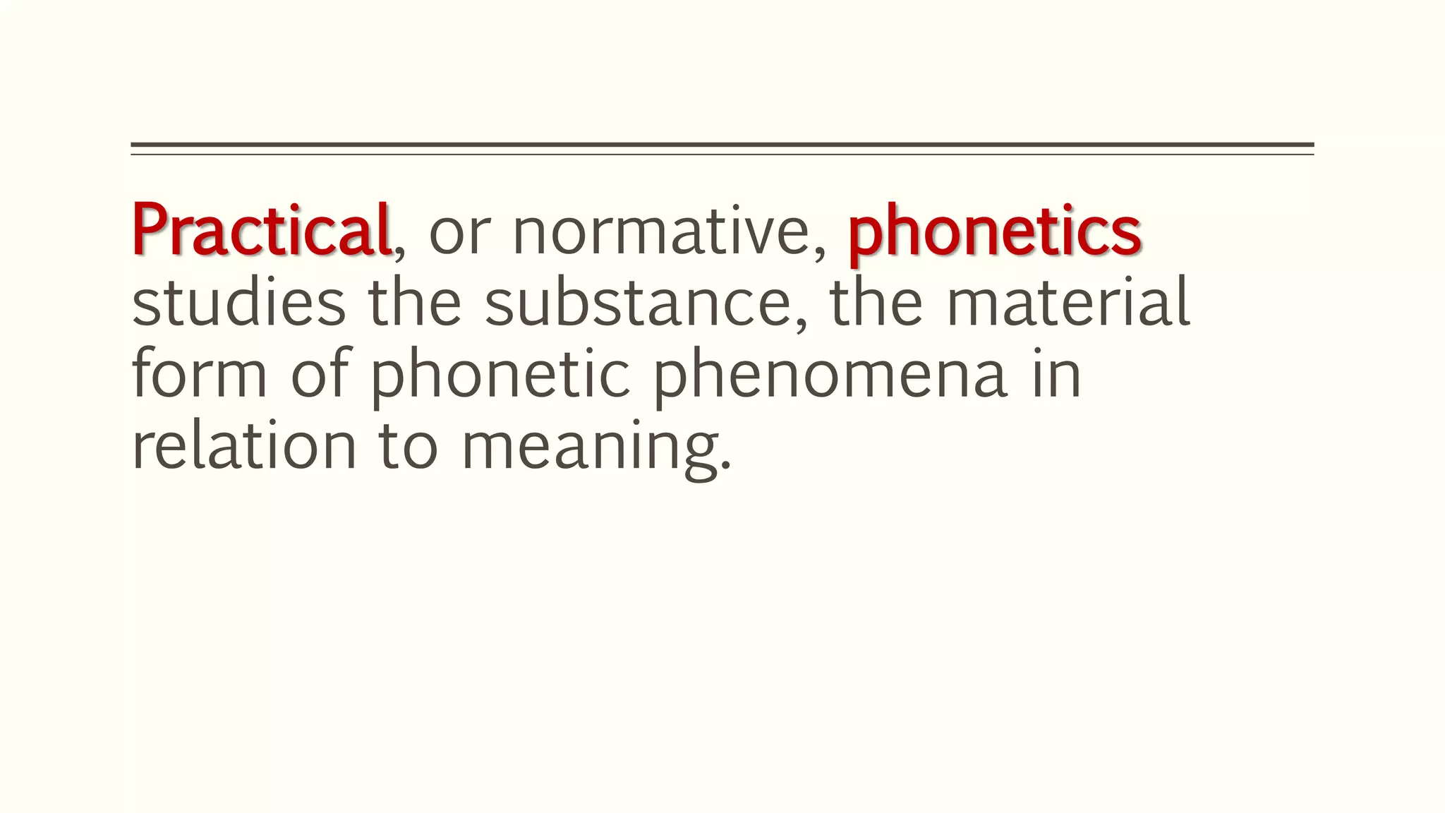 Branches of phonetics | PPTX
