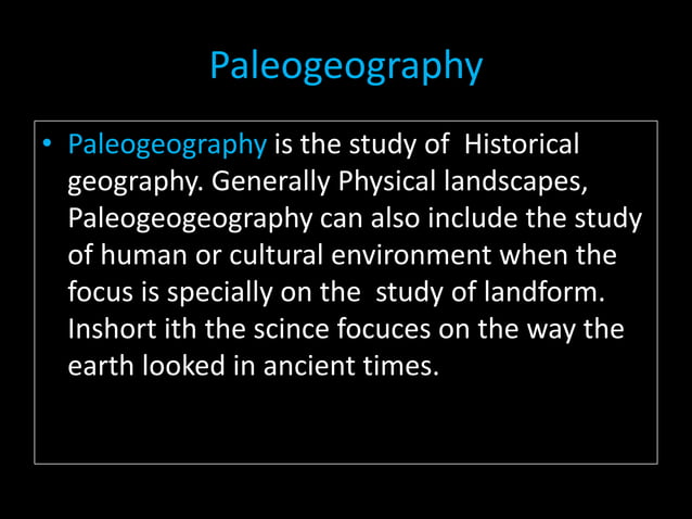 Branches of physical geography | PPTX