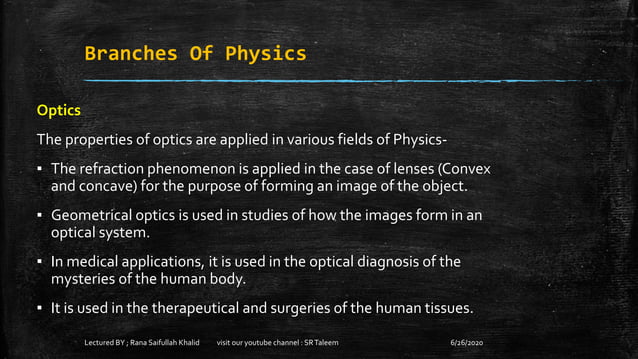 Branches of physics | PDF