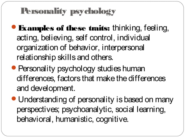 Branches of psychology | PPT