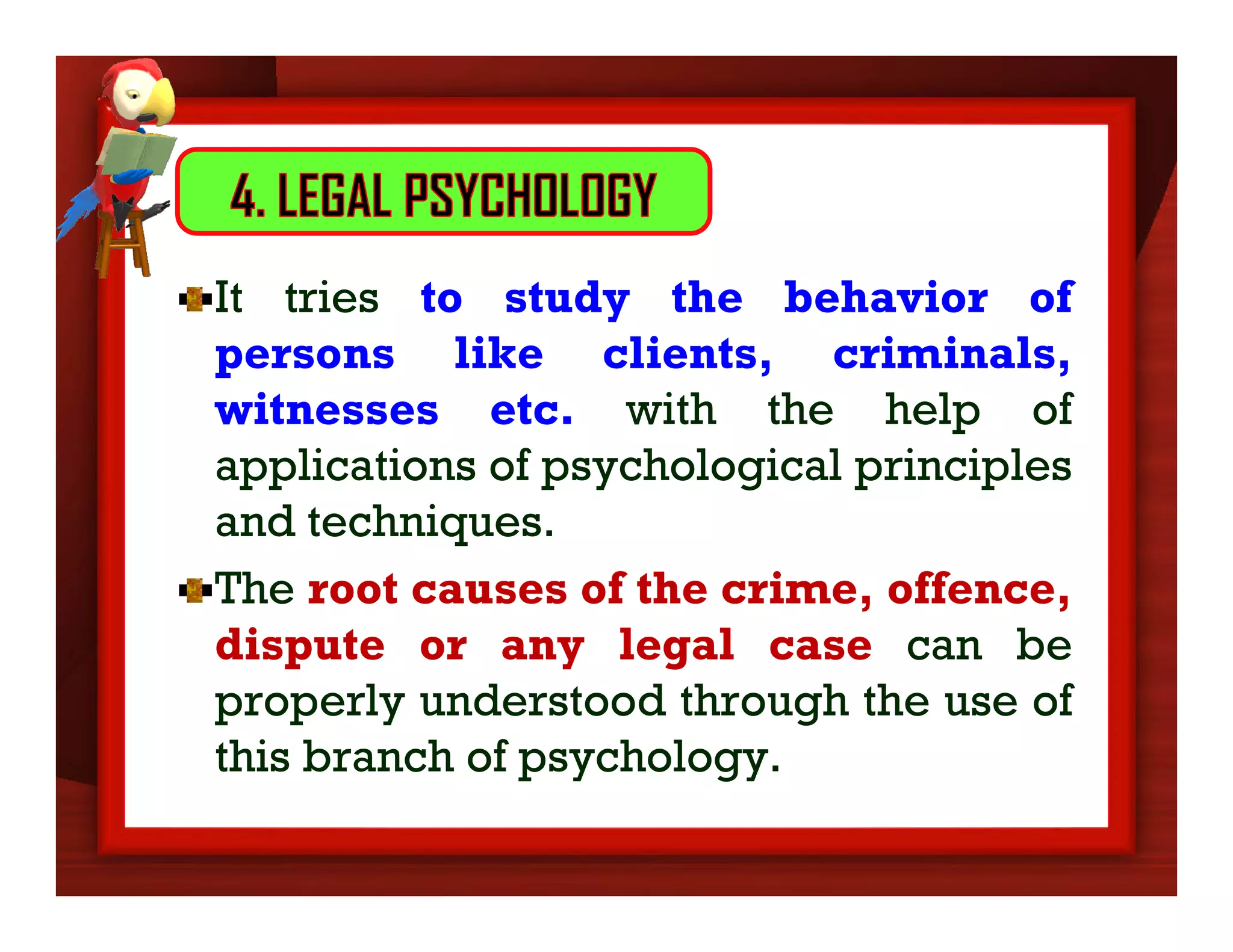Branches of psychology | PDF