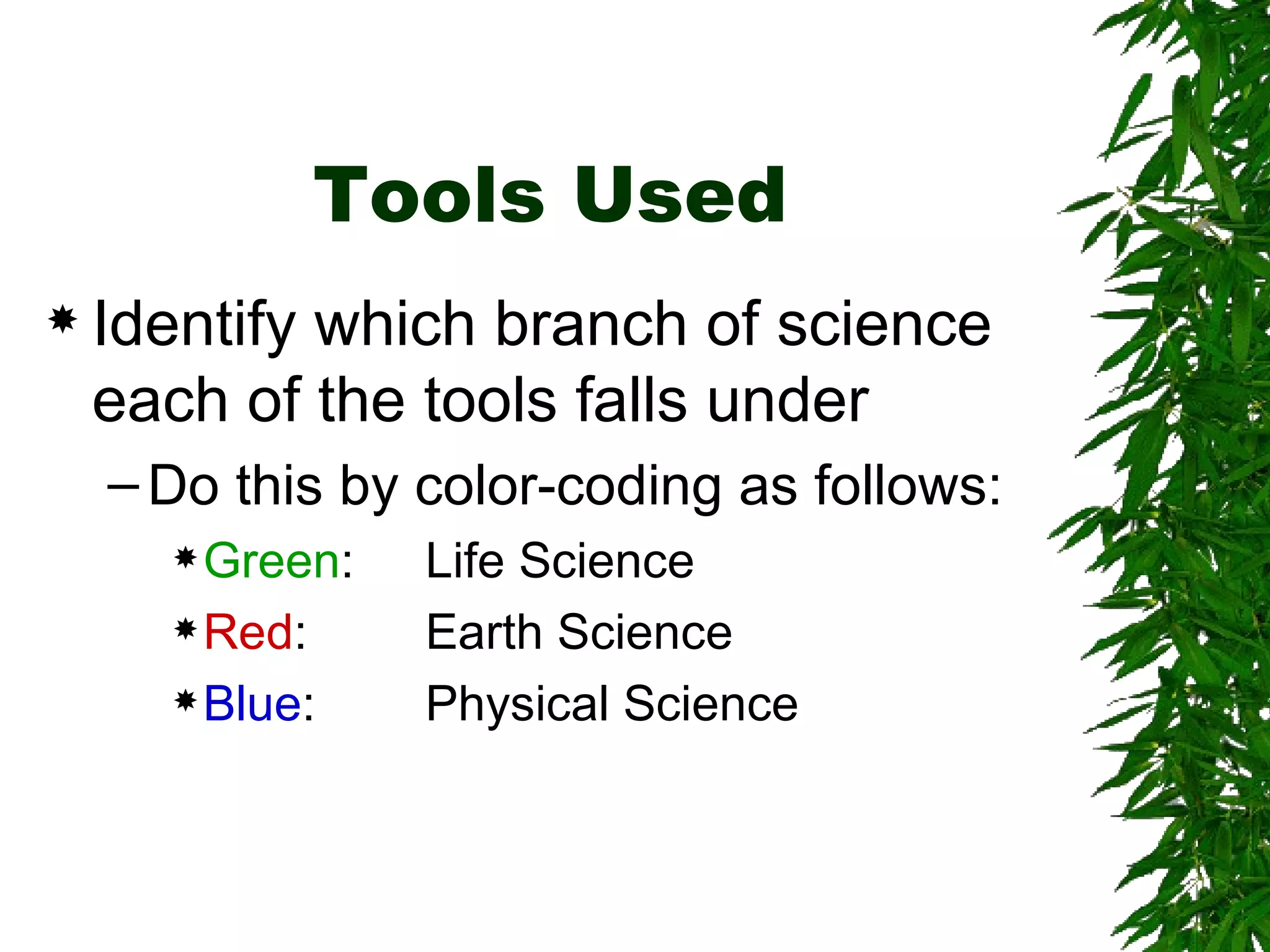 Branches Of Science | PPT