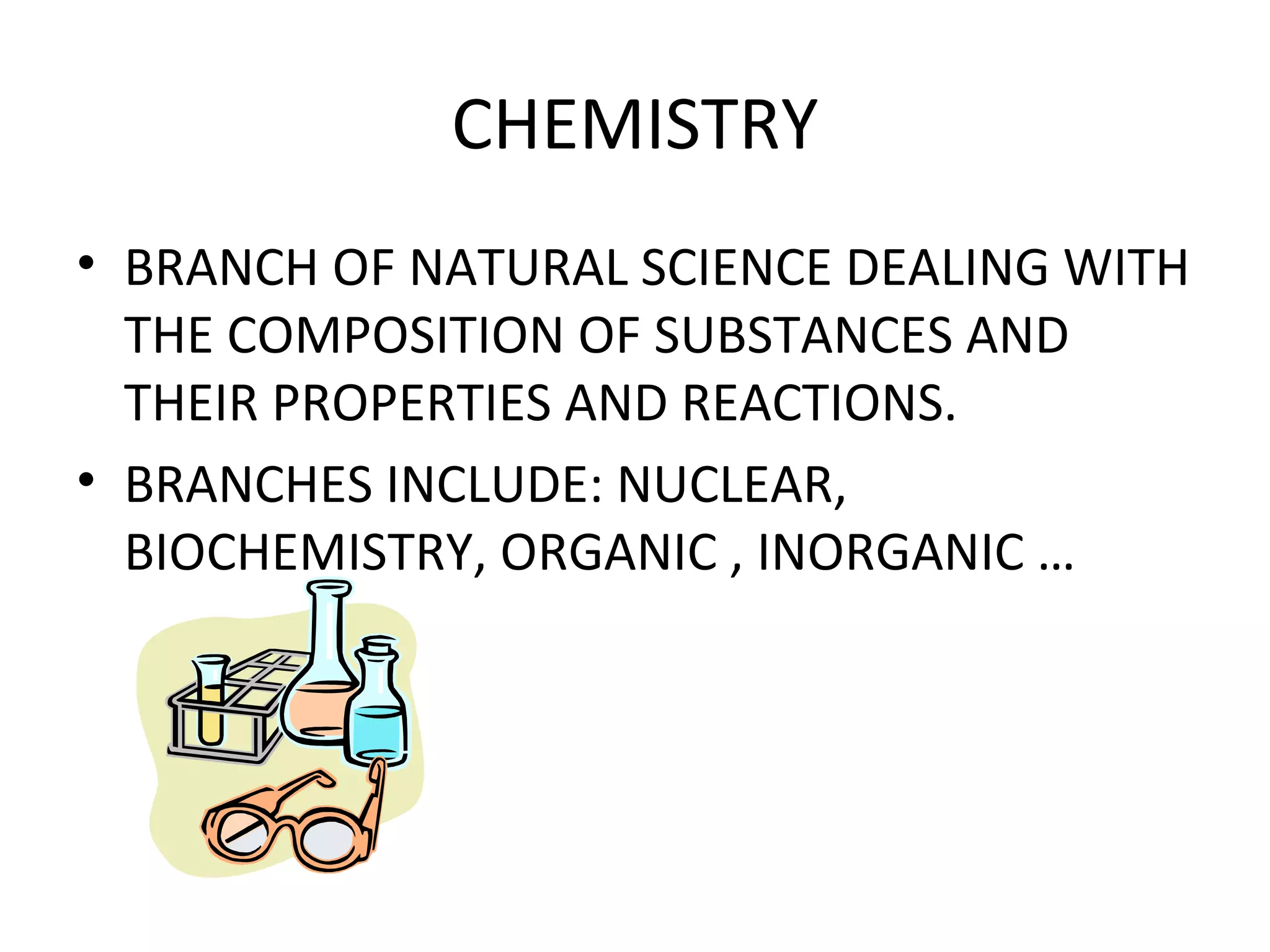 Branches of science | PPT