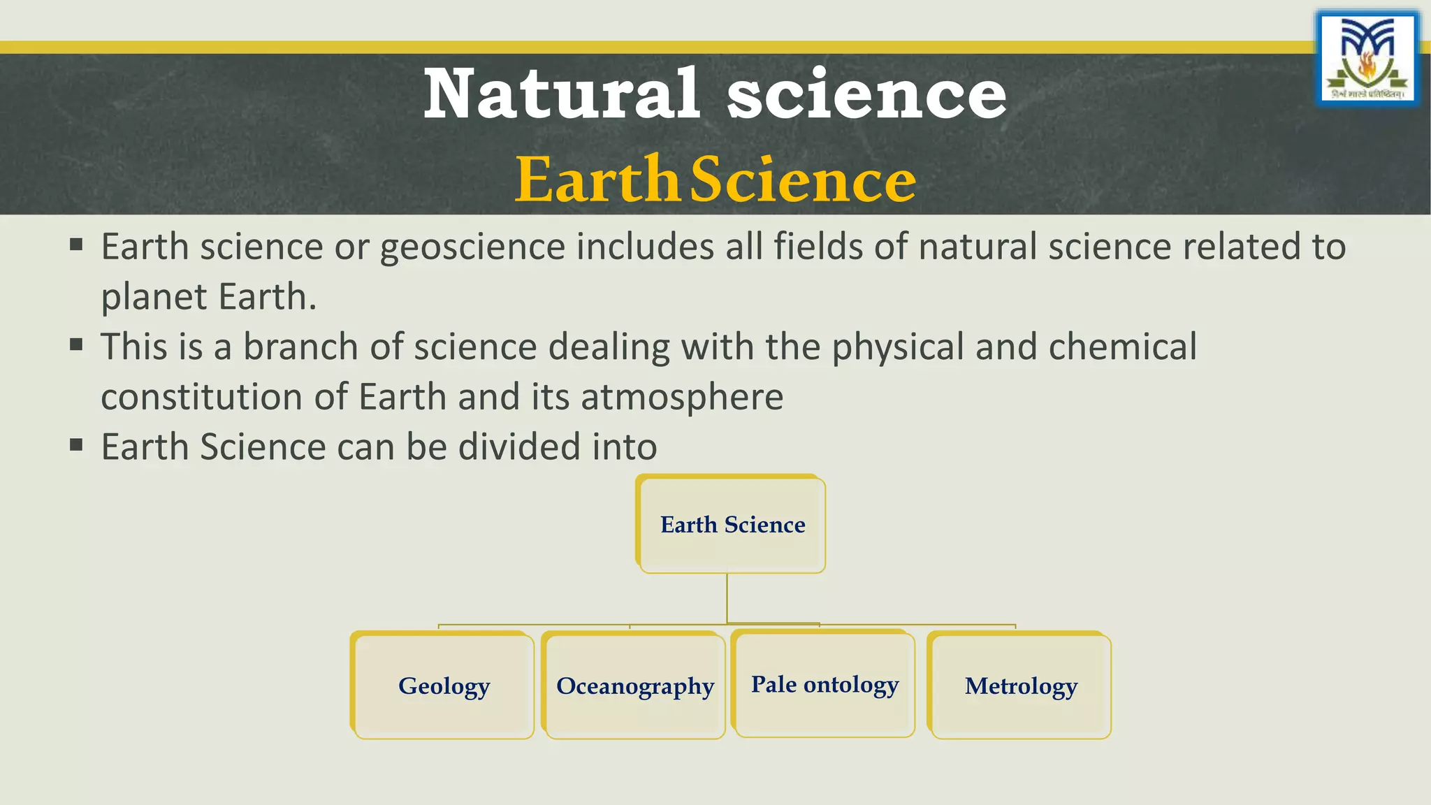 Branches of science | PPTX
