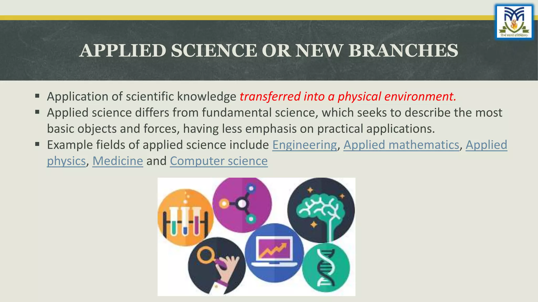 Branches of science | PPTX | Science