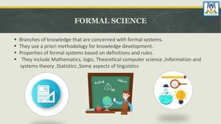 Branches of science | PPTX