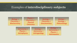 Branches of science | PPTX