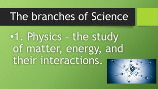 branches of science.pptx