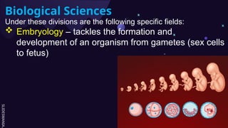 Branches of Science: Biology, Physics, Chemistry, Earth Science.pptx