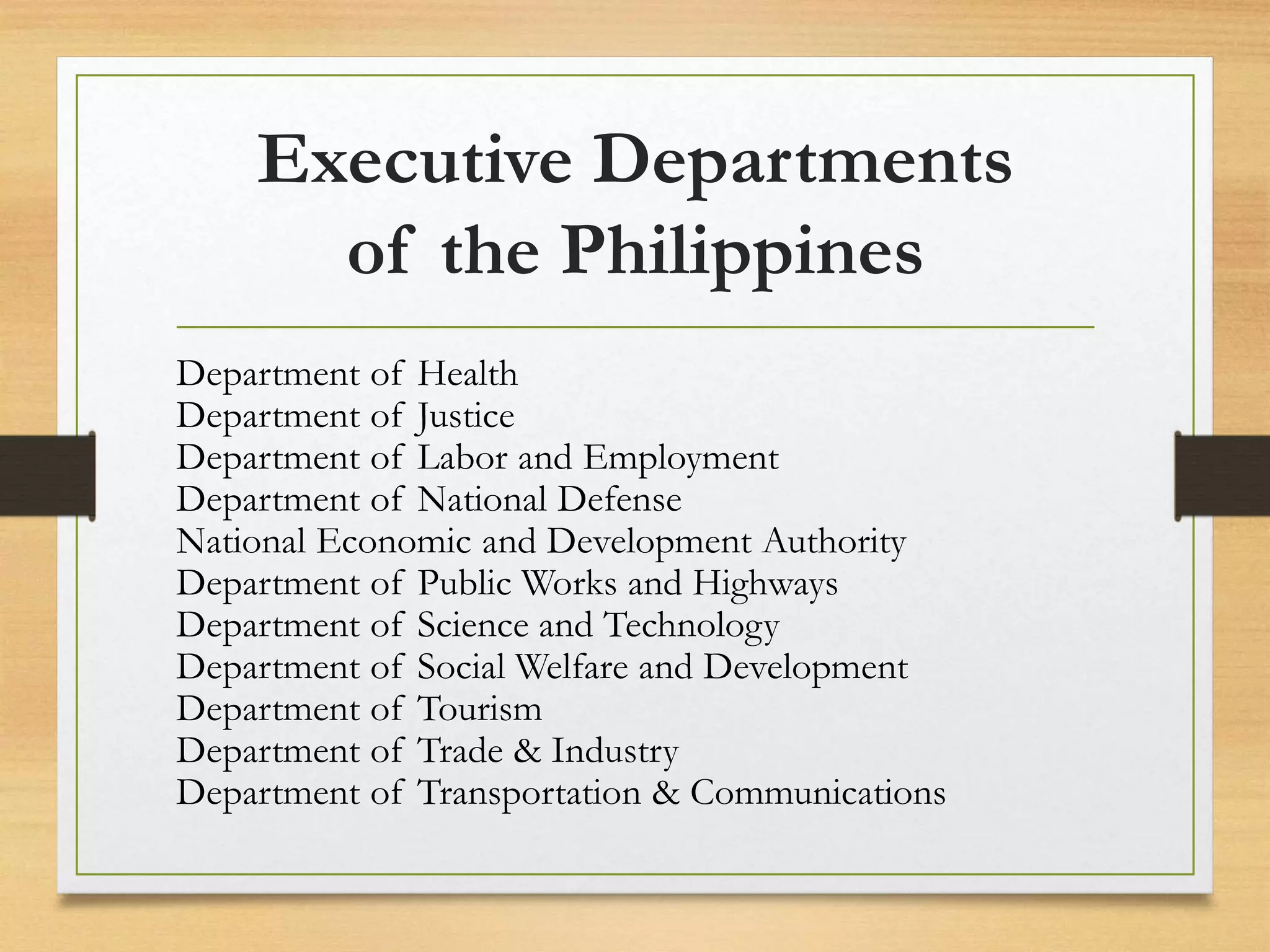 Branches of the Philippine Government | PPTX
