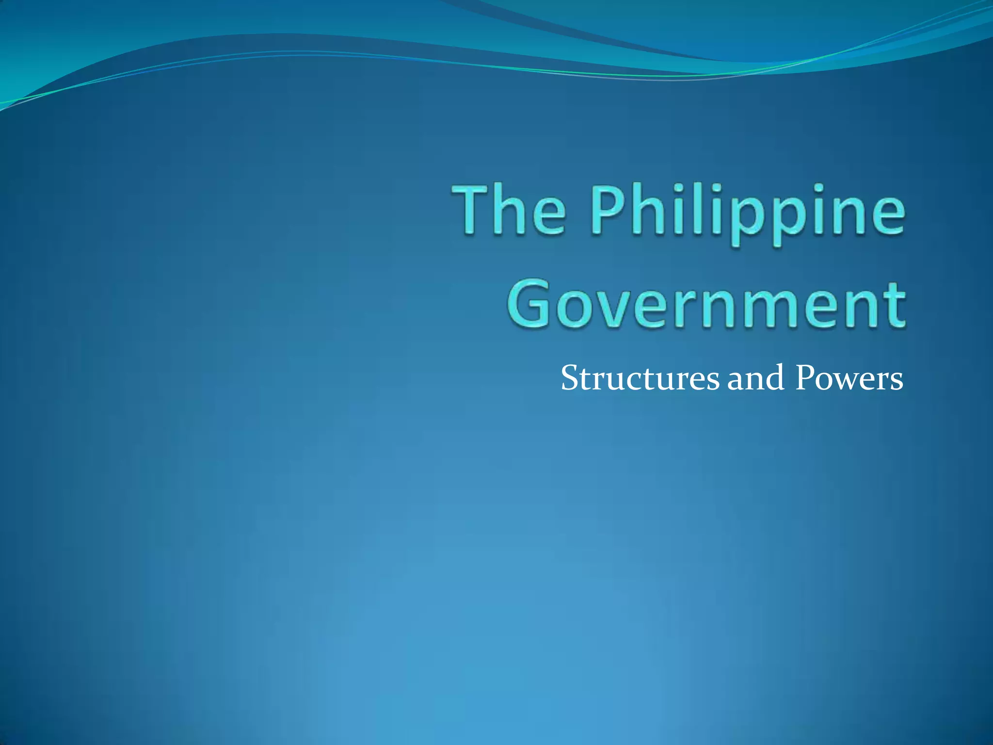Branches of the philippine government | PPTX