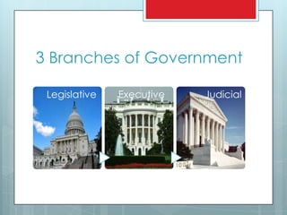 Branches of the United States Government | PPTX | Civic affairs | Politics