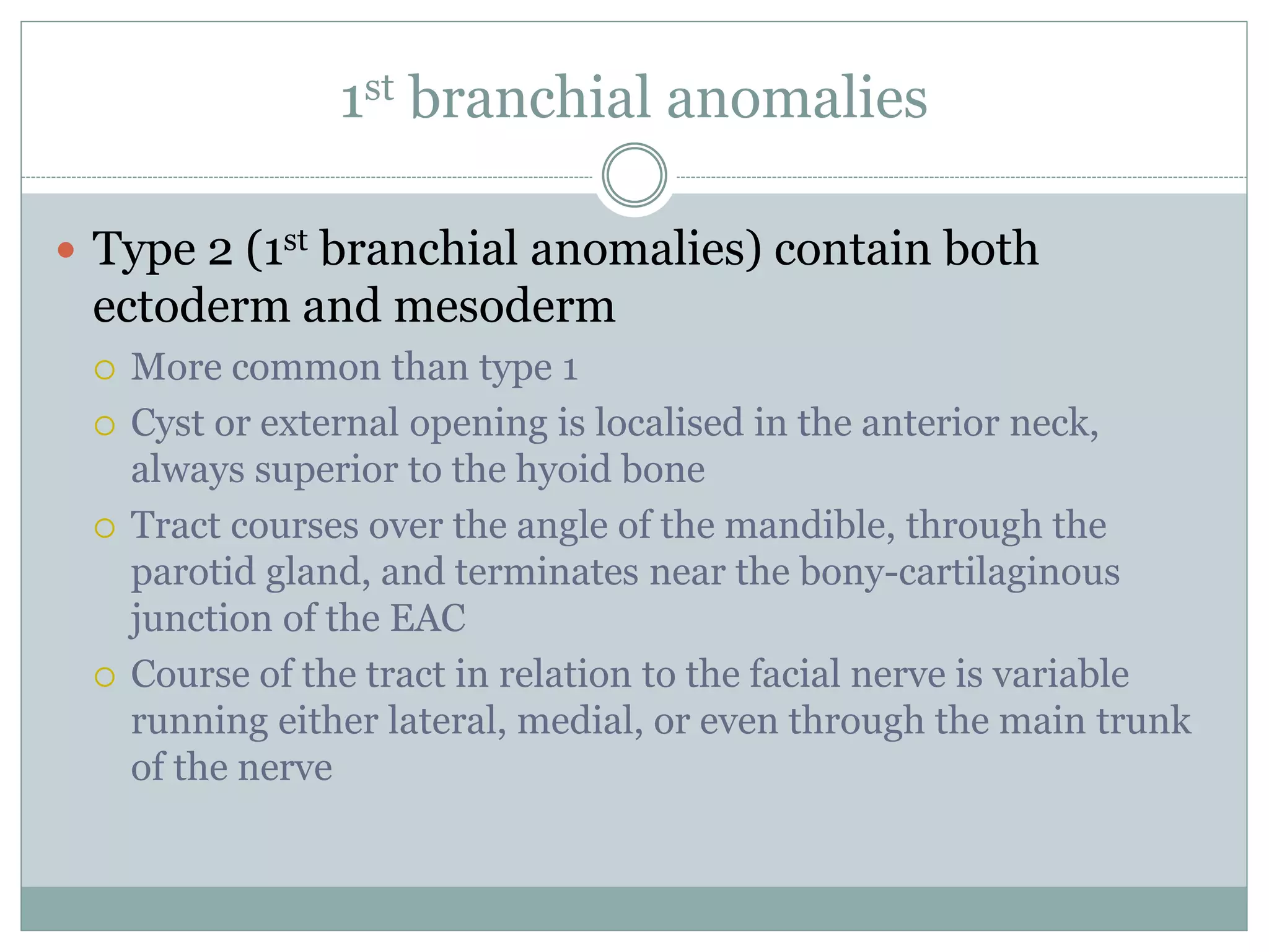 Branchial anomalies | PPTX
