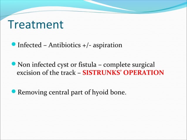 Branchial cyst and thyroglossal cyst | PPT | Thyroid Disorders | Endocrine and Metabolic Diseases