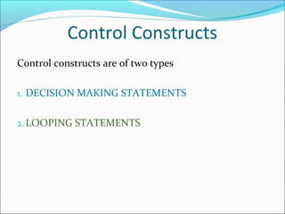 Branching in C | PPT