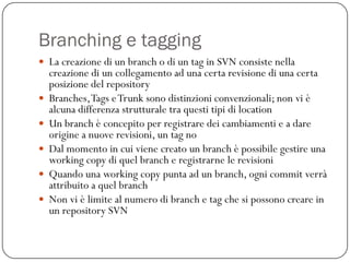 Branching con TortoiseSVN | PPT