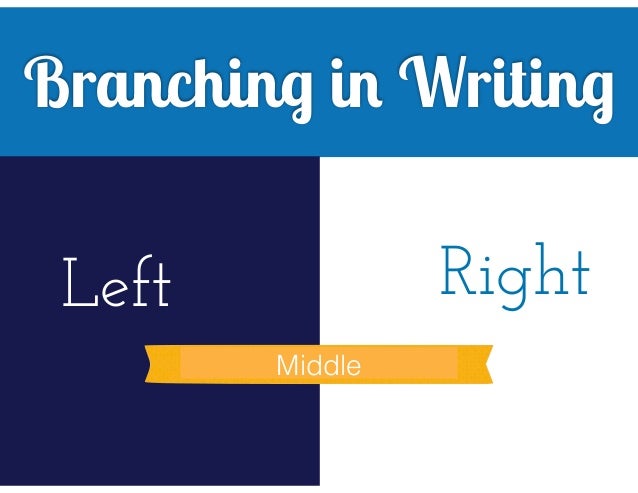 Branching in writing