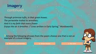 Poetic Devices in William Wordsworth's "Lines Written in Early Spring ...