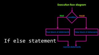 Branching statements | PPTX