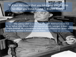 Branch rickey | PPT