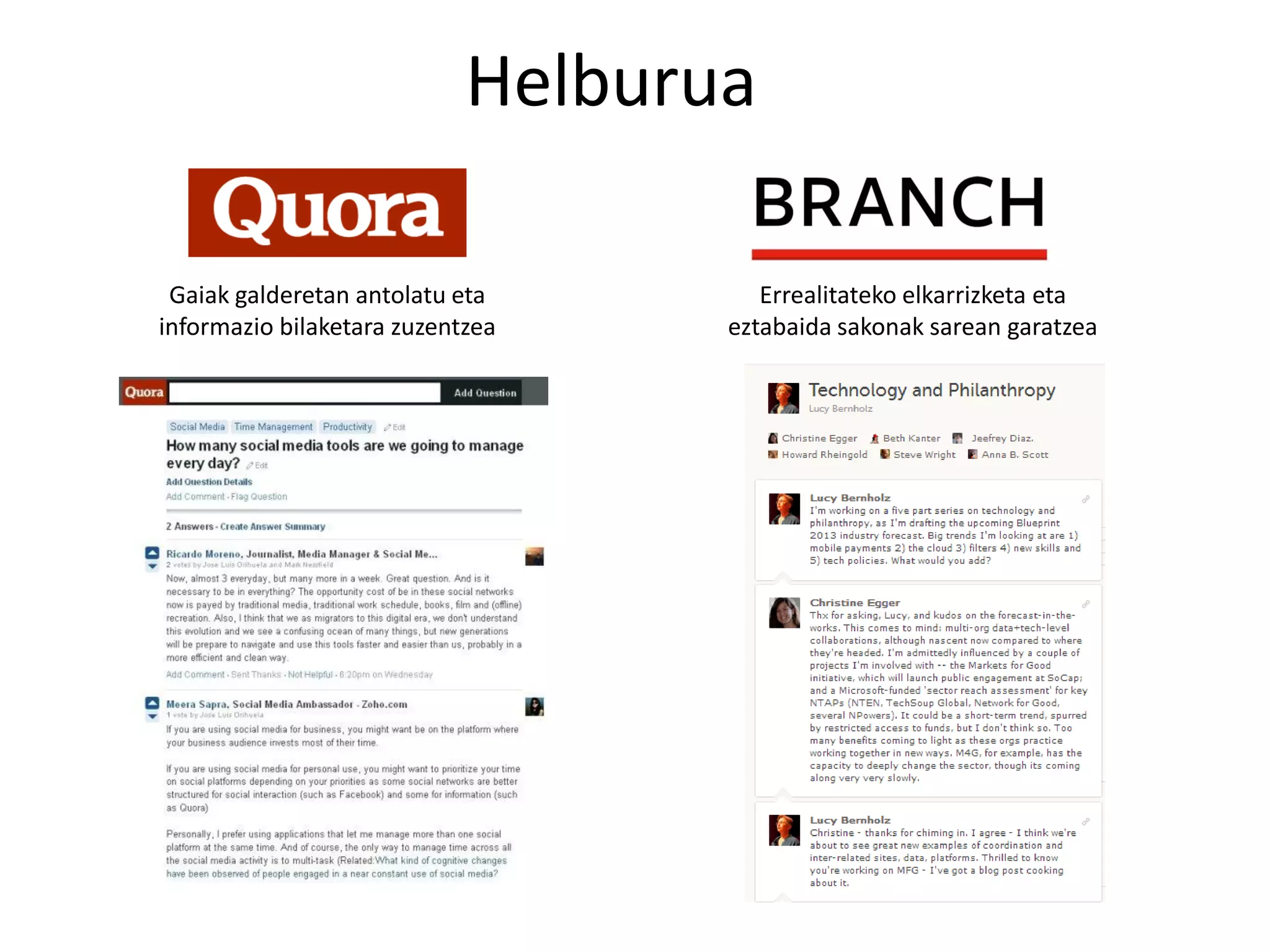 Branch vs quora | PPT