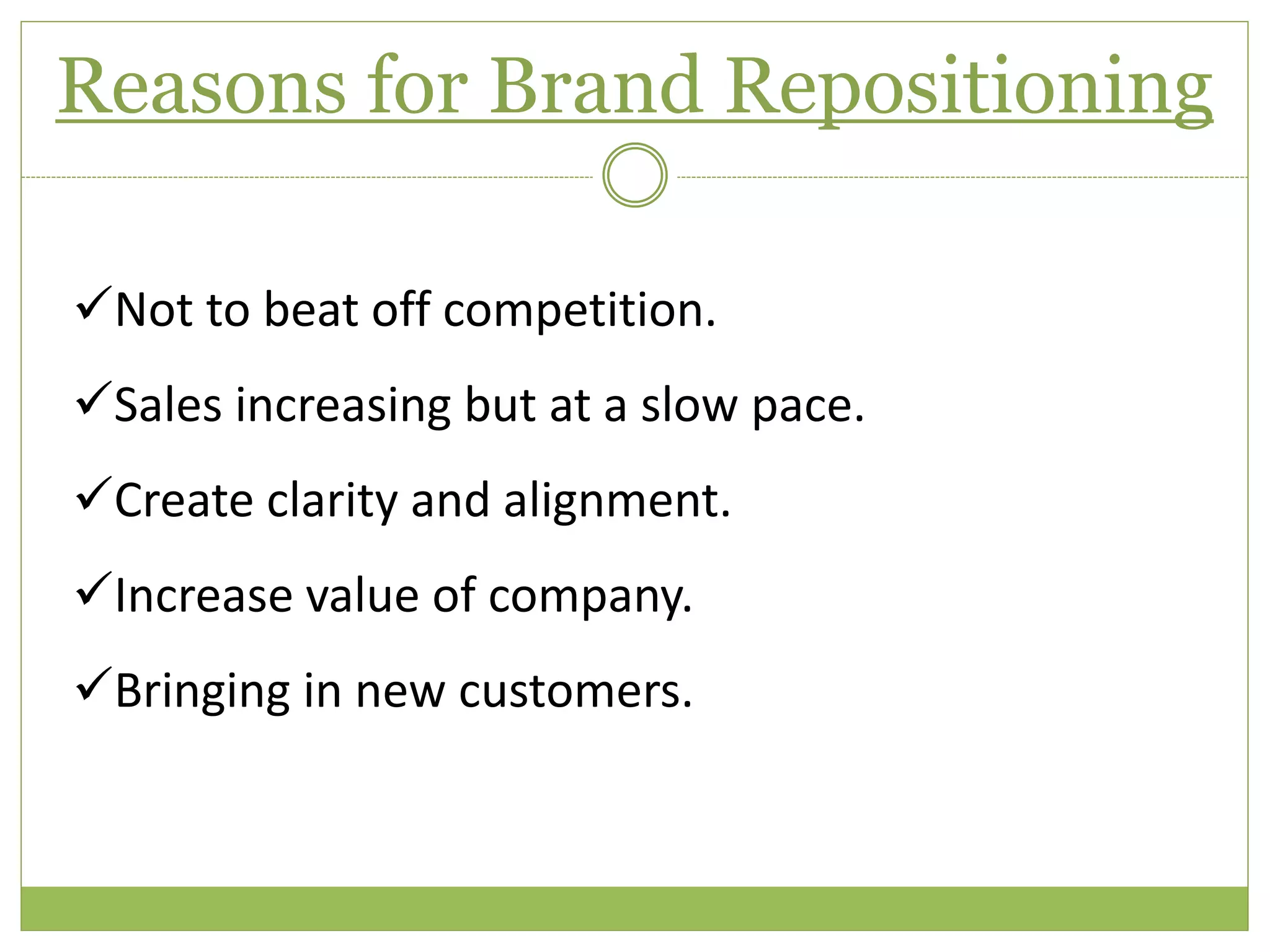 Brand Repositioning | PPTX