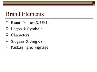 Brand Elements | PPT