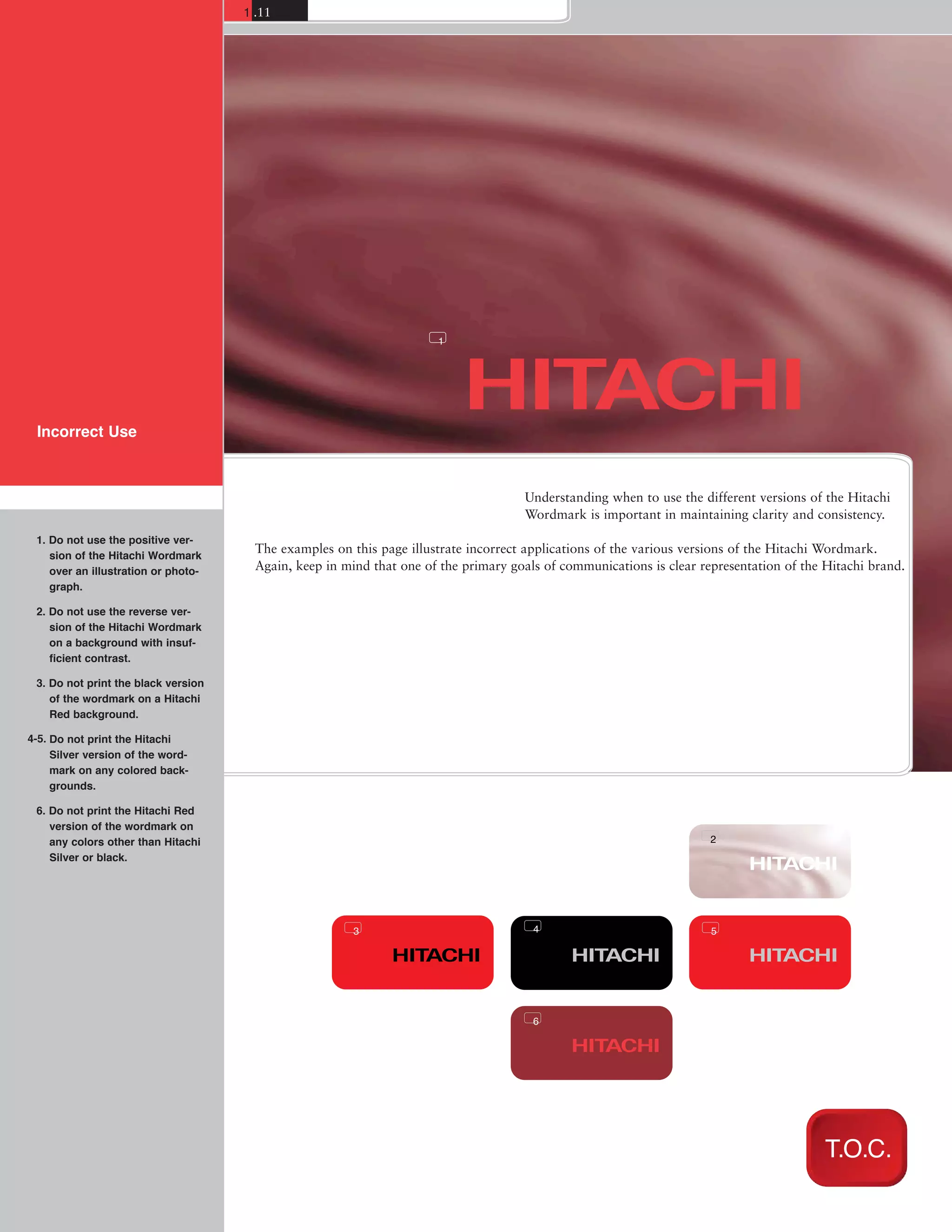 Brand identity-hitachi | PDF