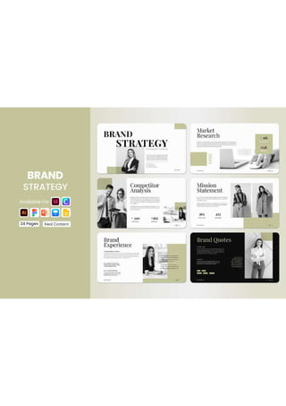 Creative Brand Strategy Template | Page Layout | PDF | Desktop ...
