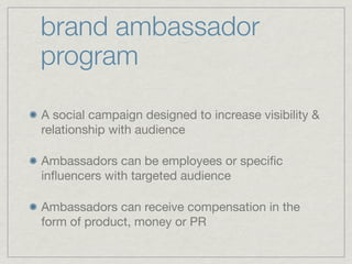 Brand Ambassador Program Blueprint by Britt Michaelian | PDF
