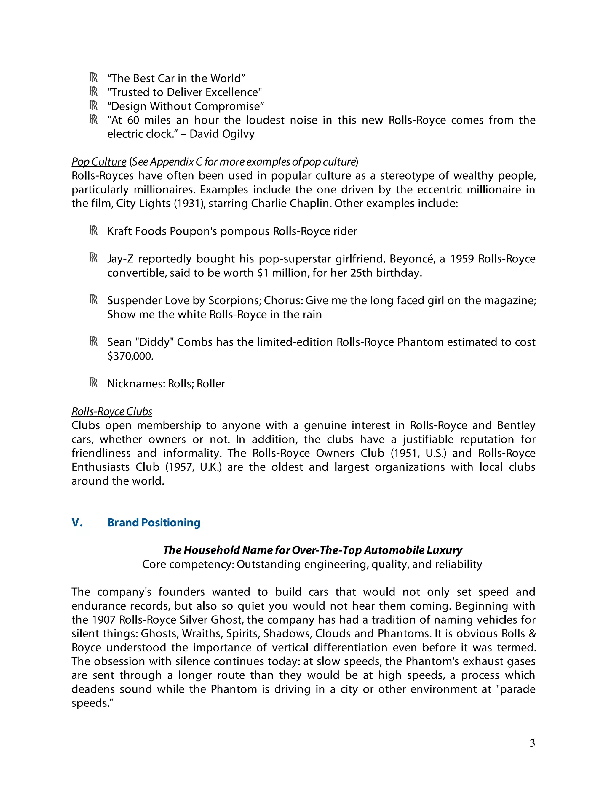 Rolls Royce Brand Analysis | PDF