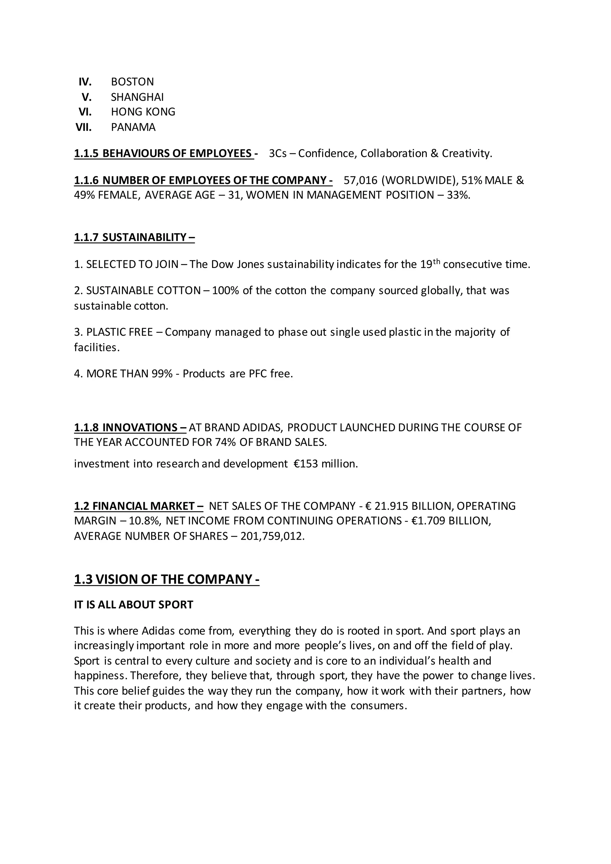 Brand analysis of Adidas | DOCX