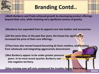 Brand analysis of burberry | PPTX