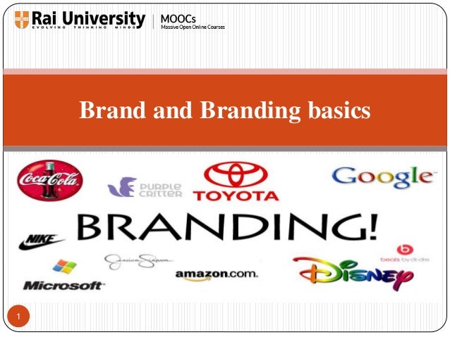 Brand and Branding basics - Introduction to Branding