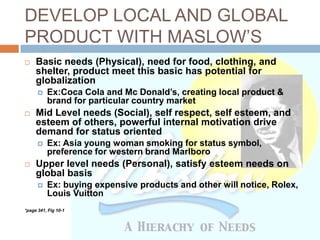 Brand And Product Decisions In Global Marketing | PPTX