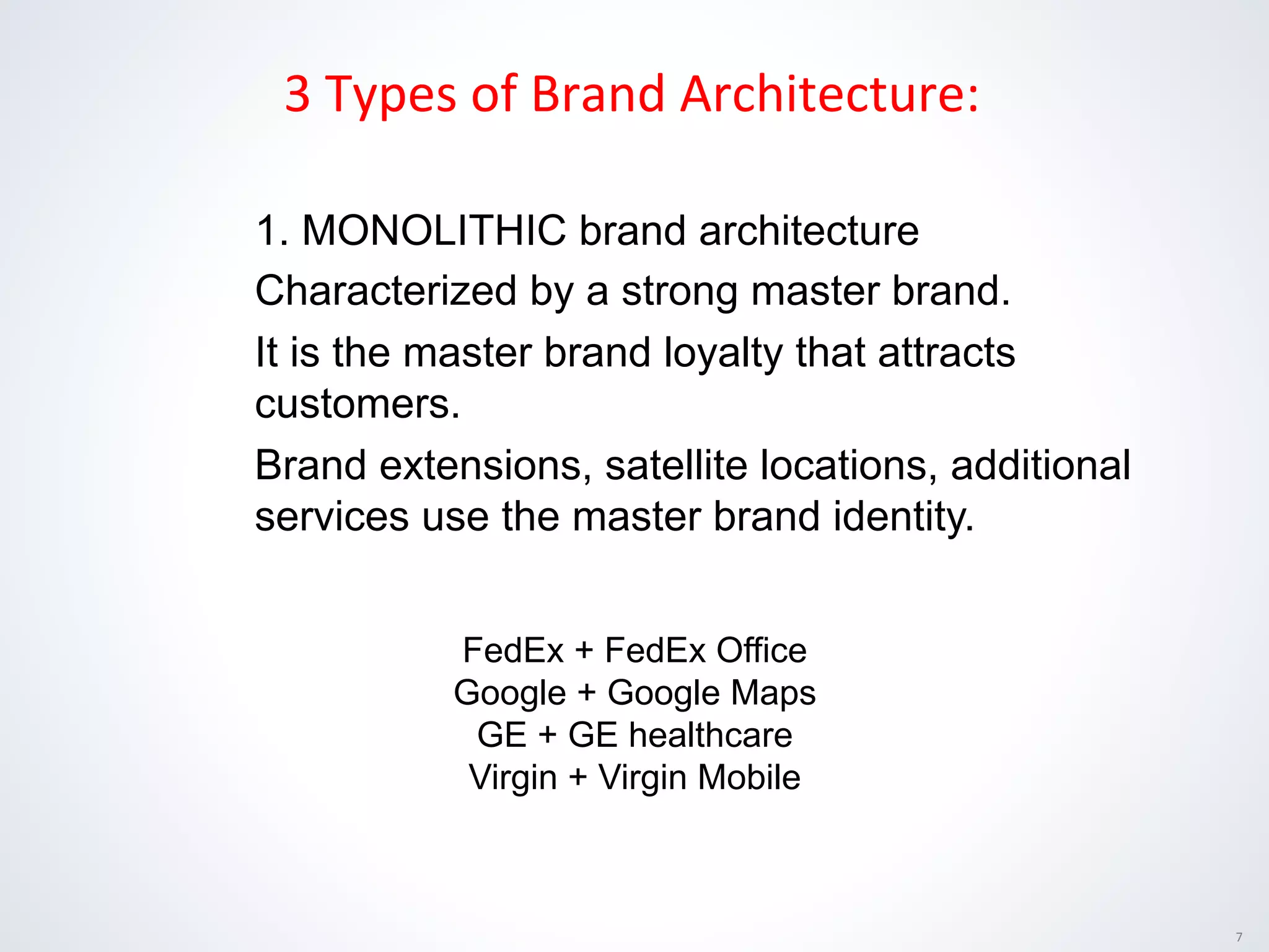 Brand Architecture, Logo topology, Naming and Tag Lines | PDF