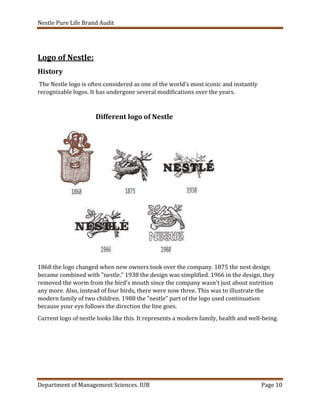 Brand audit of Nestle | PDF