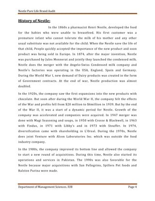Brand audit of Nestle | PDF