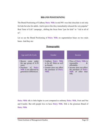 Brand audit of cadbury | DOCX