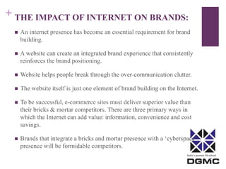 Brand building on internet | PPTX