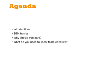 SEM 101 for VCU BrandCenter | KEY