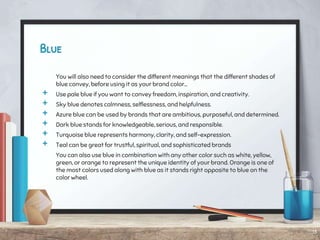 Brand Color Psychology – the Art of Choosing Brand Colors | PPTX