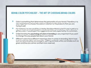 Brand Color Psychology – the Art of Choosing Brand Colors | PPTX