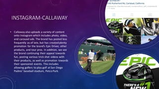 Golf Social Media Comparison Presentation Titleist v. Callaway | PDF ...
