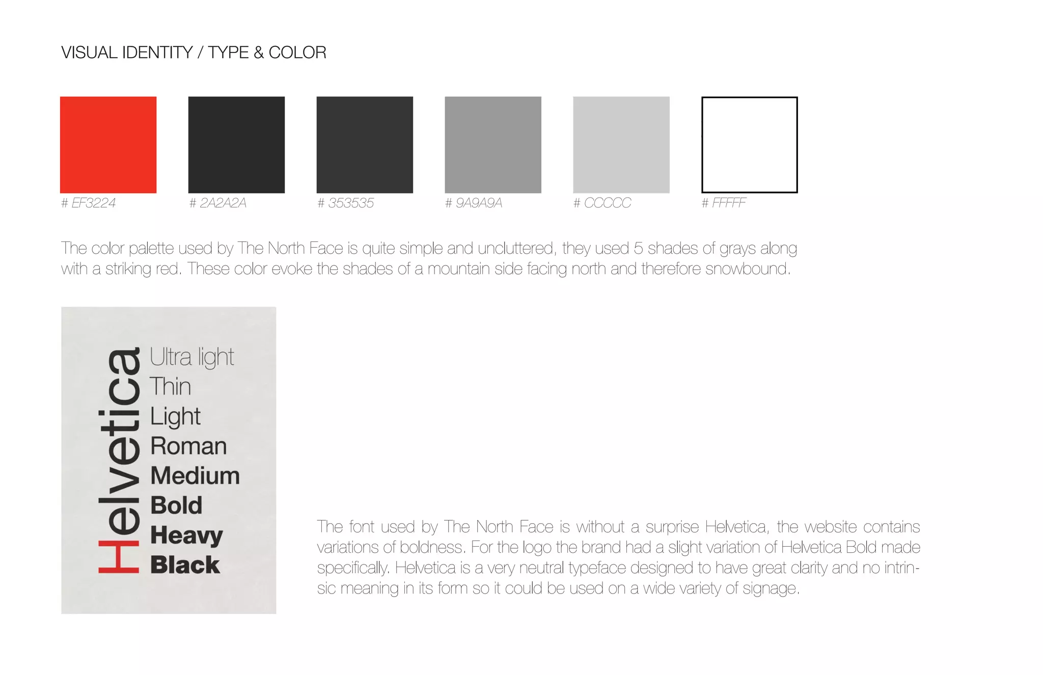 North Face brand book | PDF